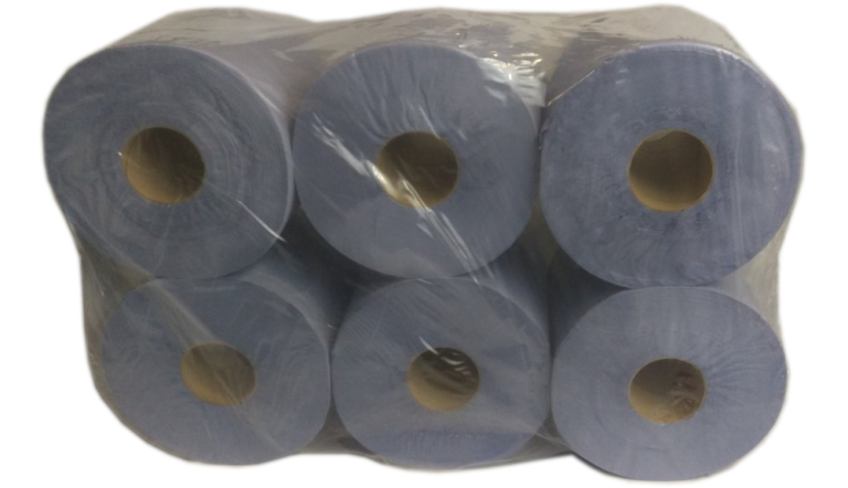 Blue Centrefeed Roll 6 X 150M - Direct Janitorial Solutions Ltd