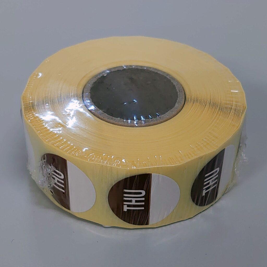 Day Dot Labels x 1000 19mm – Mon, Tue, Wed, Thu, Fri, Sat, Sun - Direct ...
