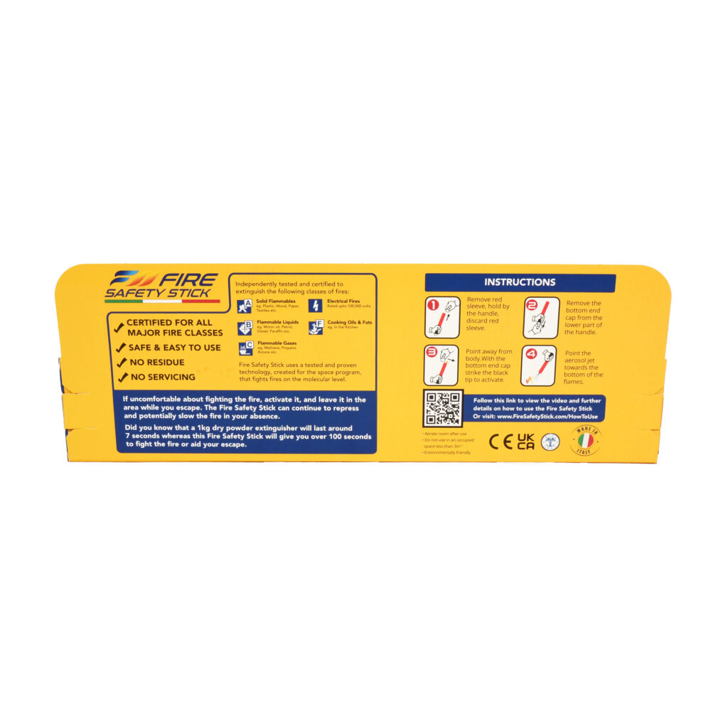 Fire Safety Stick FSS100 – 100 Second Discharge Time – Fire ...