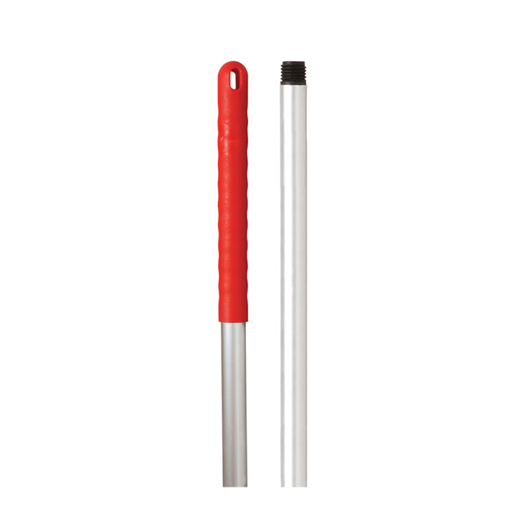 Red Aluminium Handle 125cm - Direct Janitorial Solutions Ltd