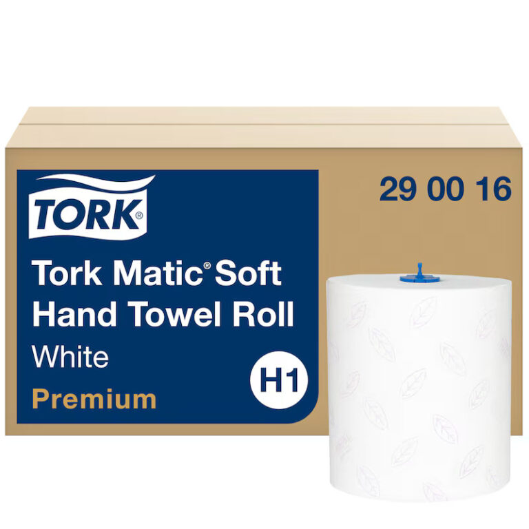 Tork 290016 Matic Soft Paper H1 Roller Towel 21xm x 100m 2ply White ...