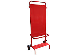 Triple Fire Extinguisher Trolley / Stand with Backboard – Direct ...